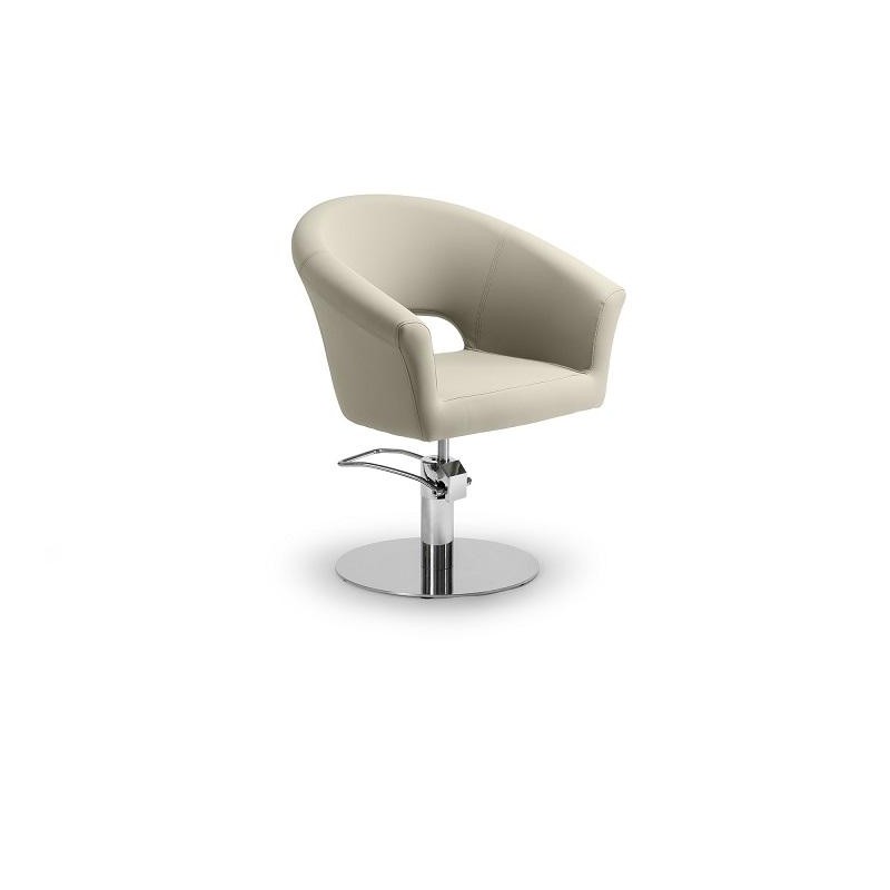 Sillon Corte Peluqueria Arcel Gris Claro - Piedra